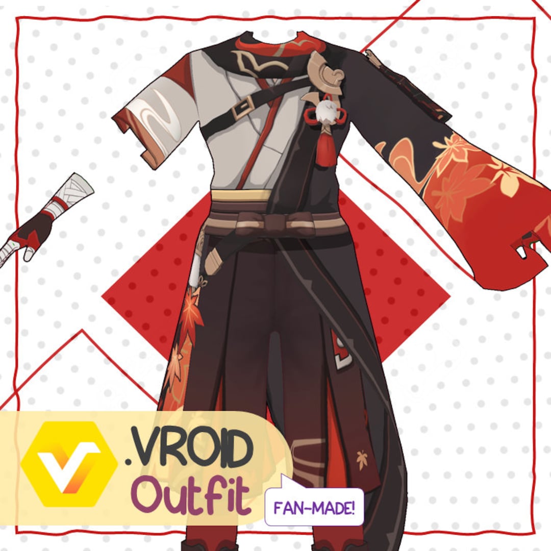 Vroid Outfit- Kazuha/genshin Impact - Etsy