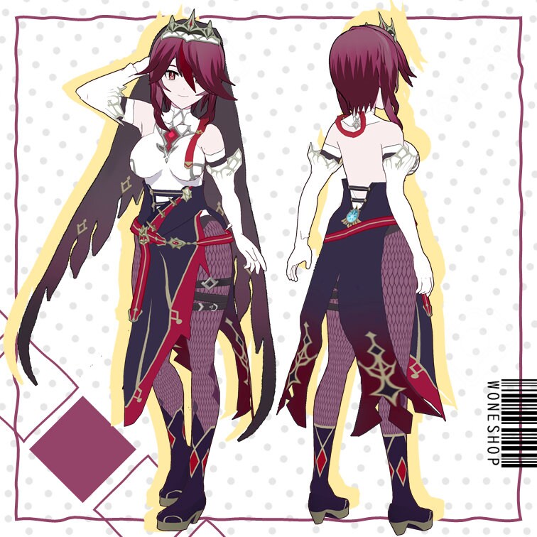 Fanmade Rosaria .VRM /genshin Impact - Etsy