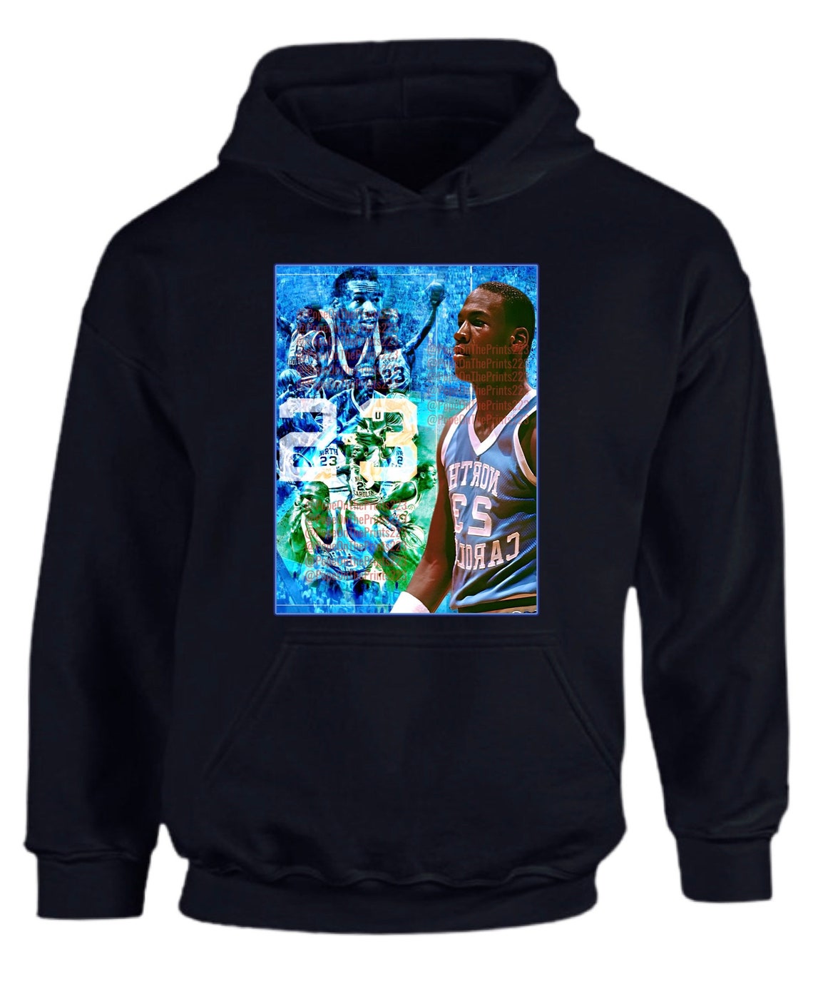 Retro UNC Michael Jordan Custom Design Shirt to Match Multiple UNC ...