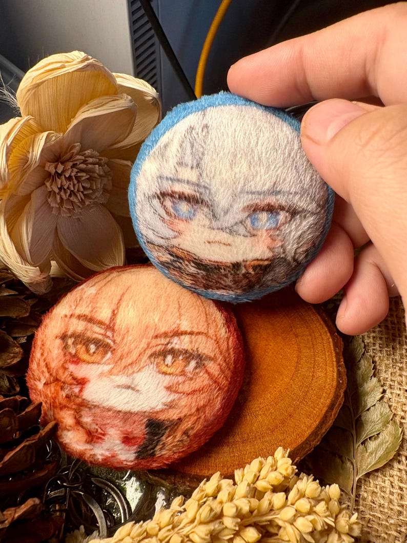 HSR Phainon Mydei Plush Badge | Honkai Star Rail Phaidei Button Pin - Etsy