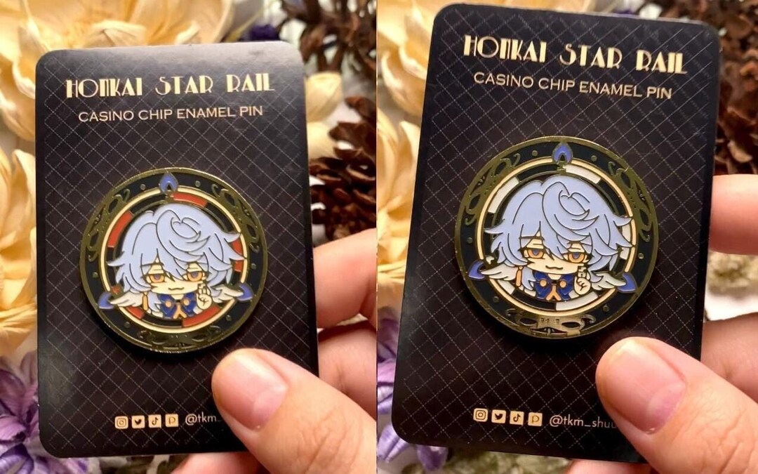 HSR Sunday Honkai Star Rail Enamel Pin 4 Cm ~casino Chip Series~ - Etsy