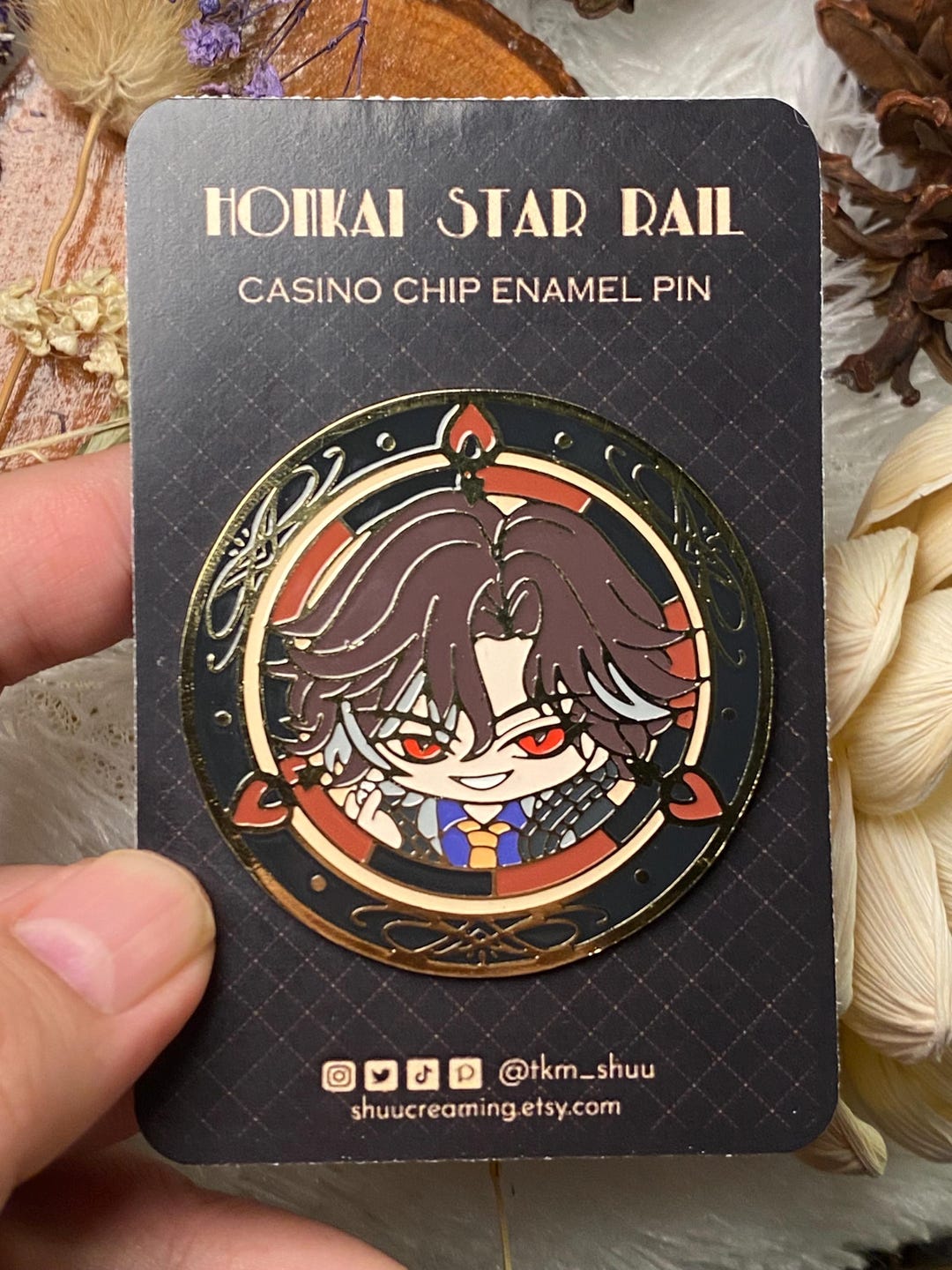 HSR Mr. Reca Honkai Star Rail Enamel Pin ~casino Chip Series~ - Etsy