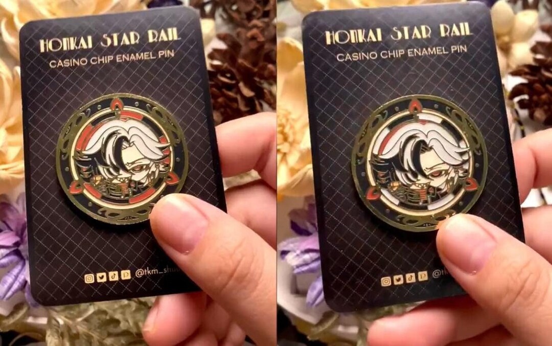 Honkai Star Rail Boothill HSR Enamel Pin 4 Cm ~casino Chip Series~ - Etsy