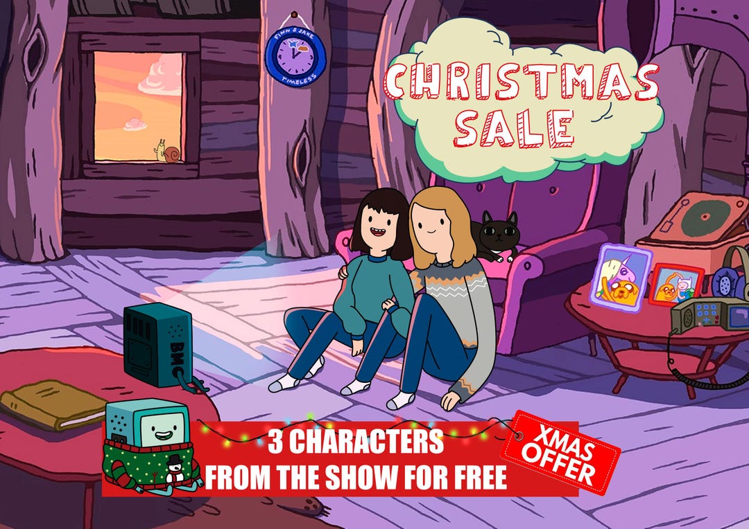 Adventure Portrait, BEST PRICE! Custom Adventure Time Portrait ...