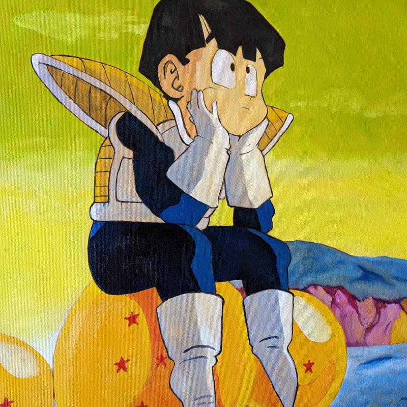 Dragon Ball Z Painting - Etsy