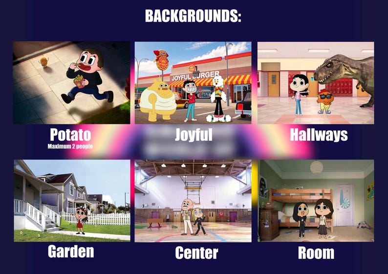 GUMBALL PORTRAIT - Personalized Cartoon Drawing | Family, Couple or Pet ...