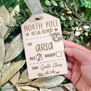 North Pole Gift Tags | Christmas Gift Tags | Christmas Stocking Tags ...