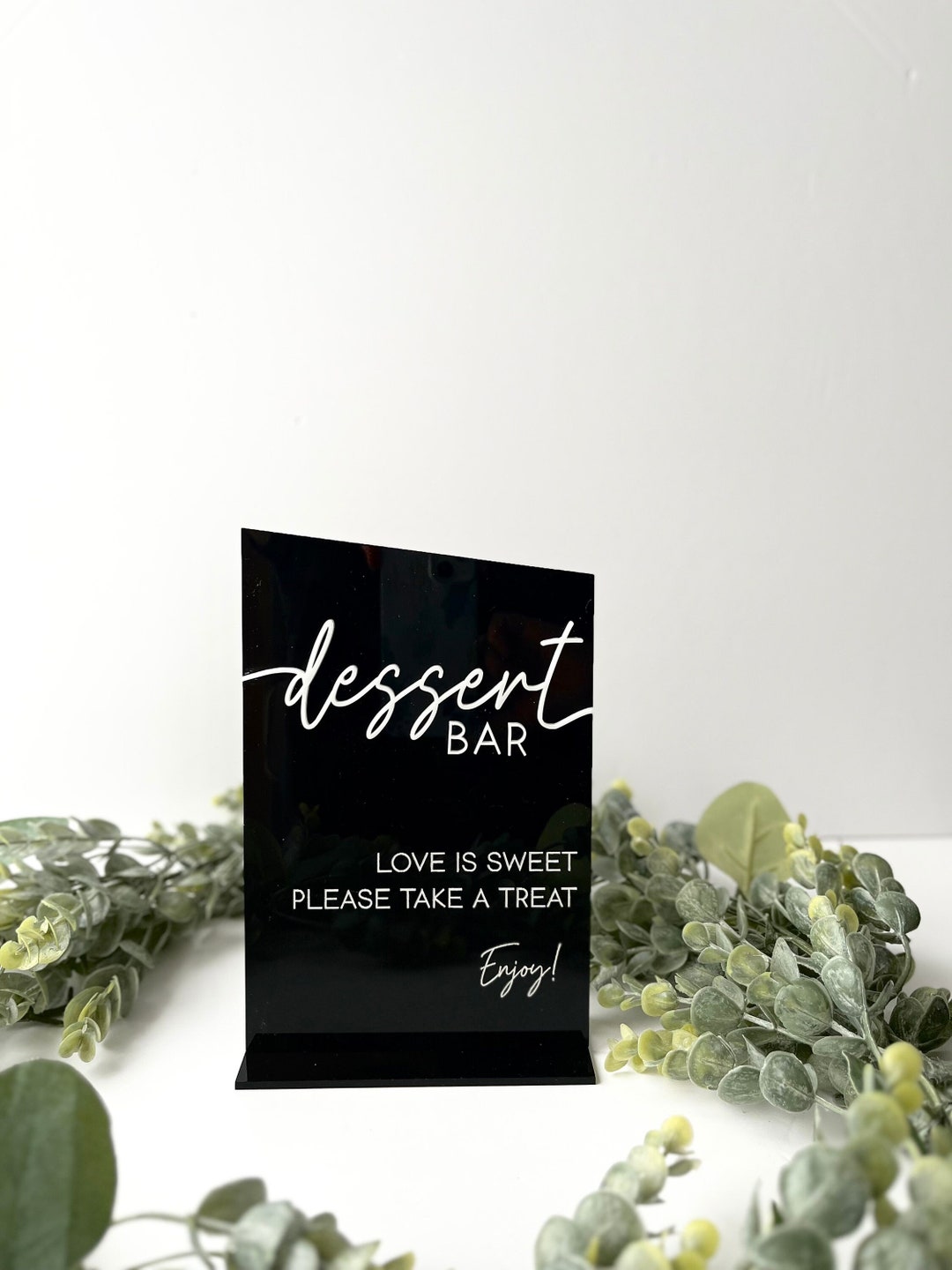 Dessert Bar 3D Sign | Snacks Sign | Late Night Sign | Wedding Sign ...