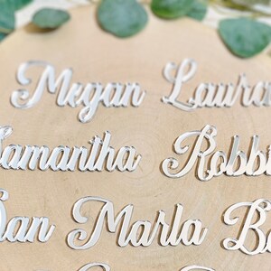 Wedding Place Names | Table Place Names | Party Table Names | Event ...