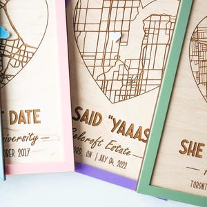 City Map | Engraved Map | Our First Date | Where We Met Map | Newly Wed ...