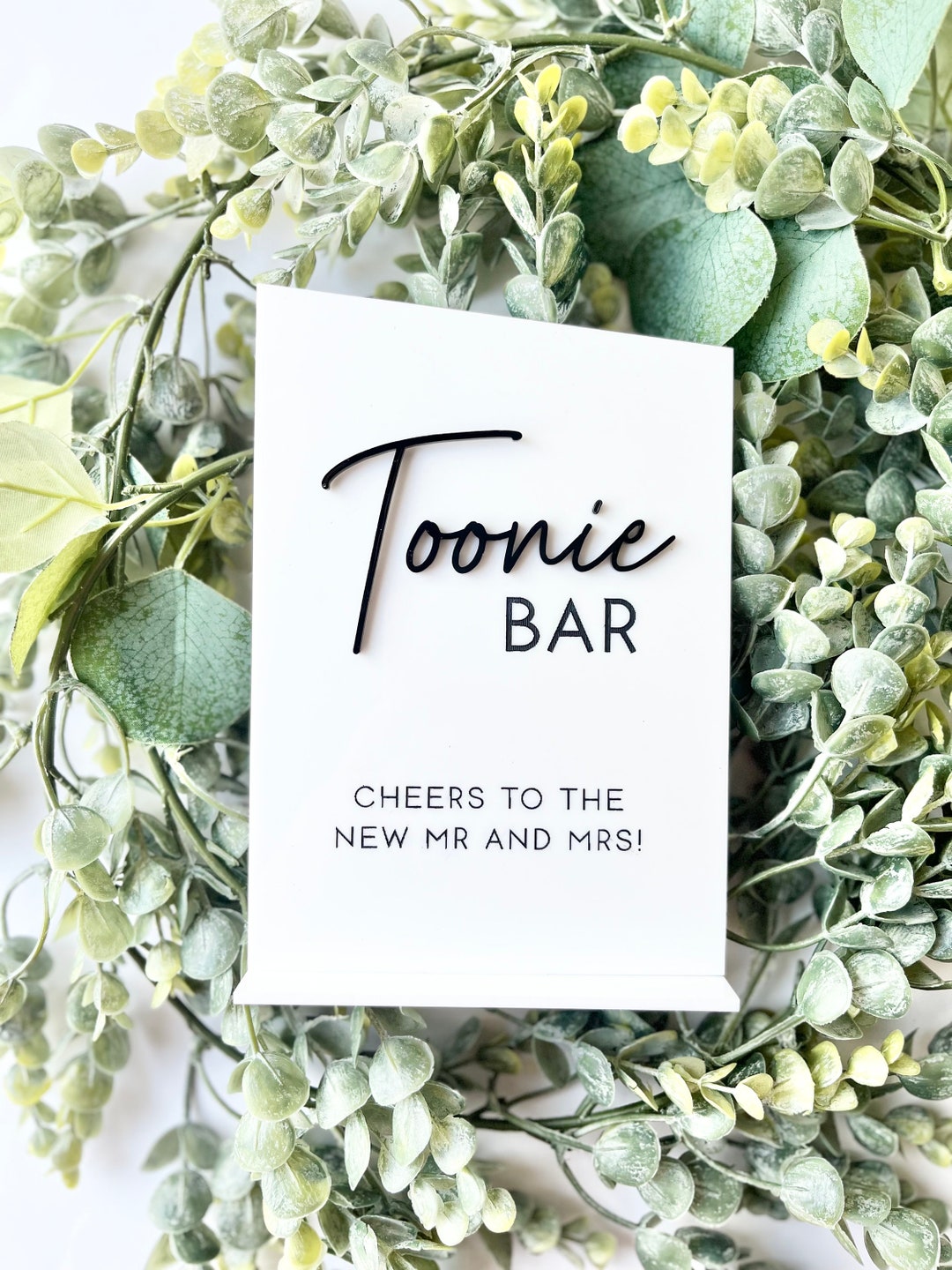 Toonie Bar 3D Sign | Drink Sign | Bar Sign | Wedding Sign | Event Sign ...
