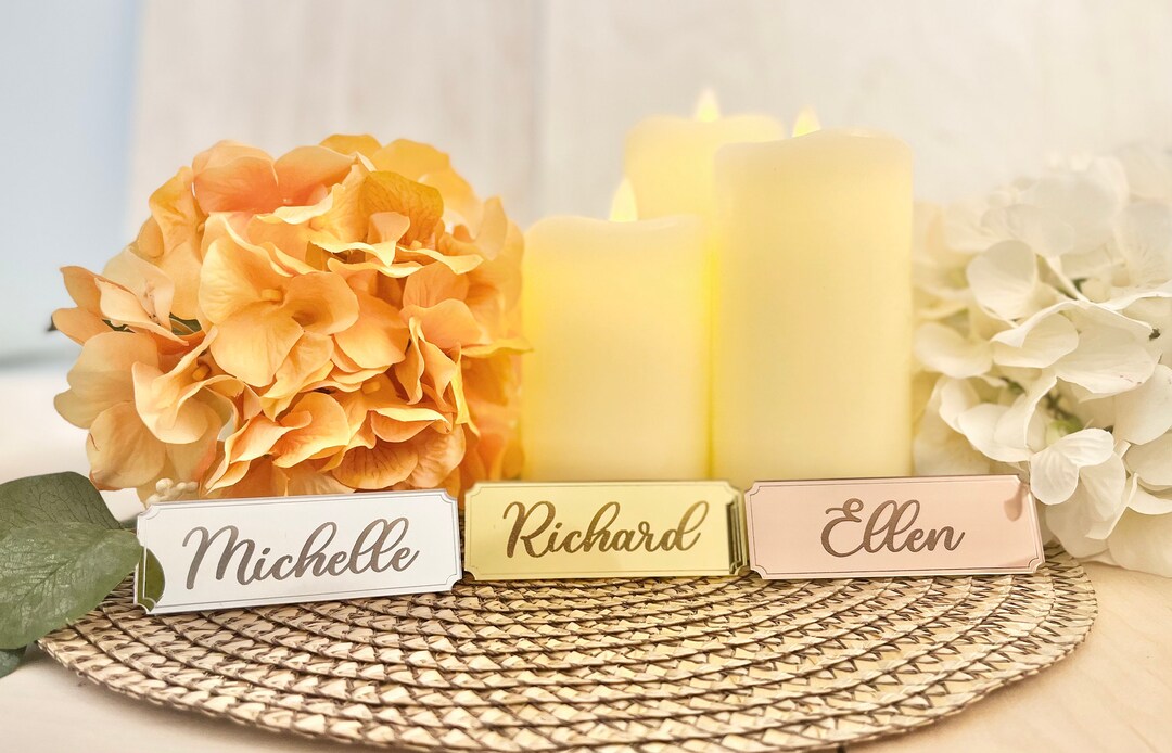 Wedding Place Names Party Names Event Place Names Laser Cut Names ...