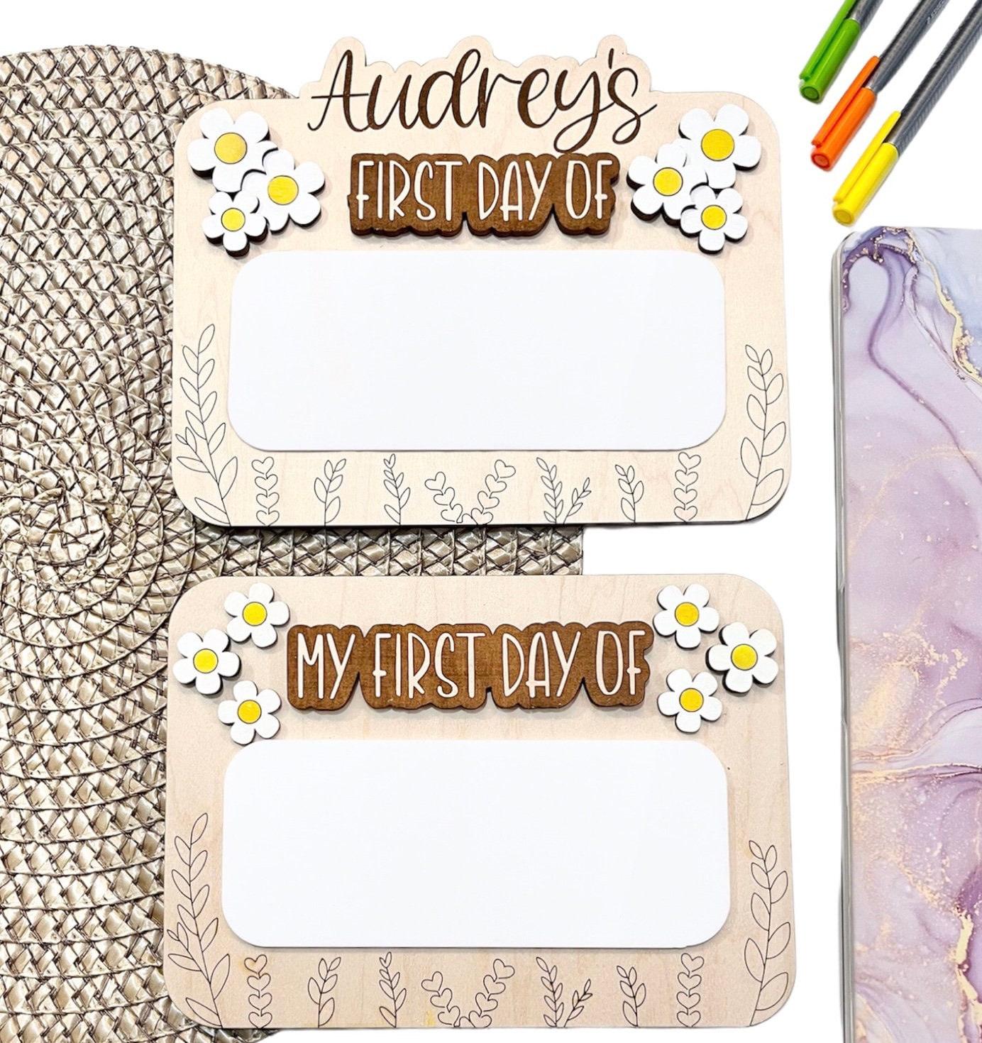 My First Day of Sign | Erasable Sign | Personalized Sign | First Day ...