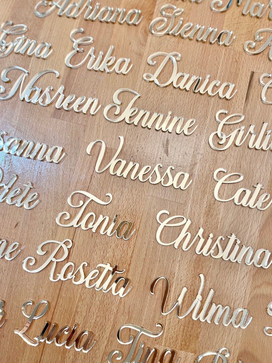 Wedding Place Names | Table Place Names | Party Table Names | Event ...