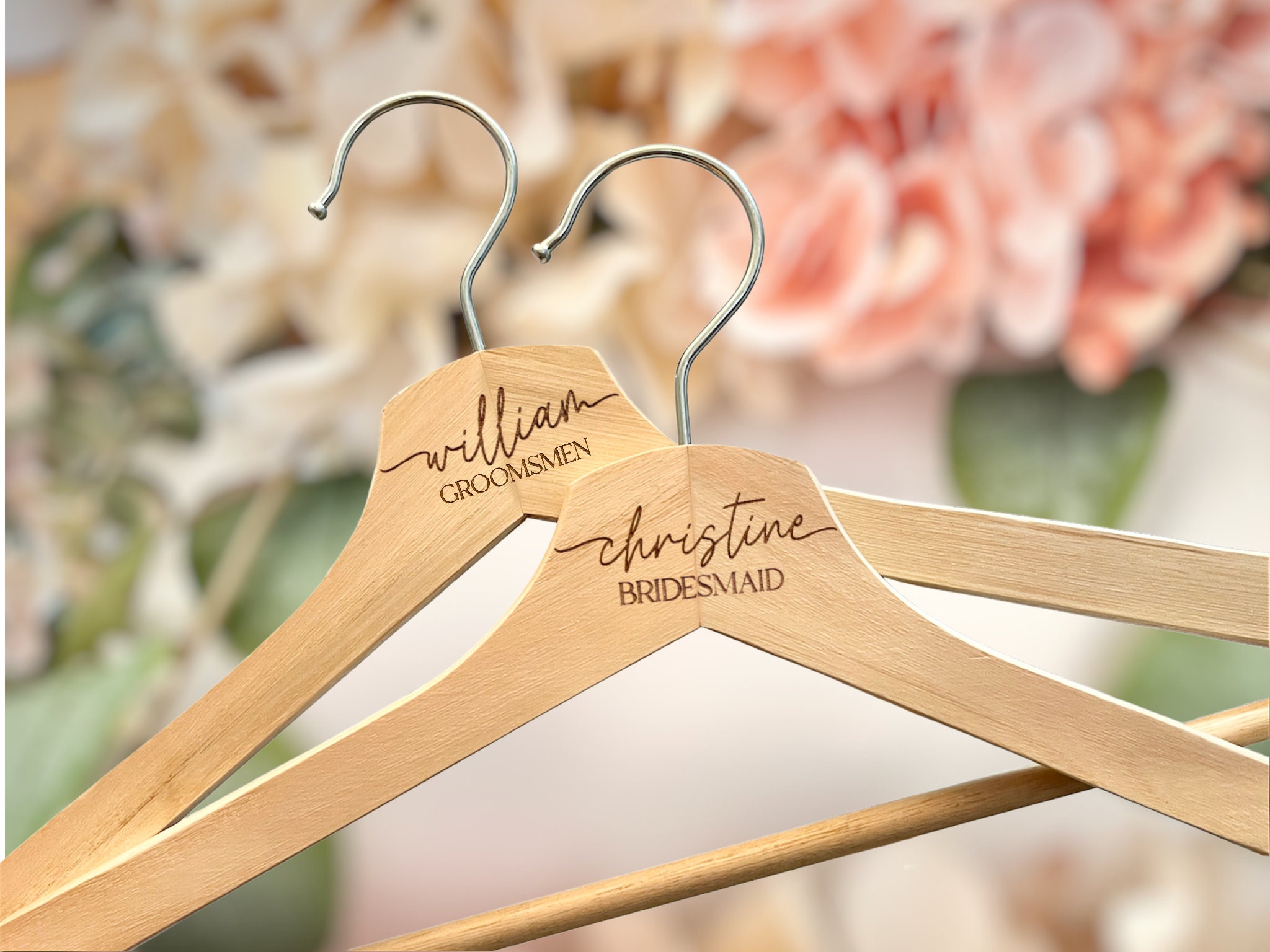 Laser Engraved Hangers Personalized Wedding Hangers - Etsy Canada