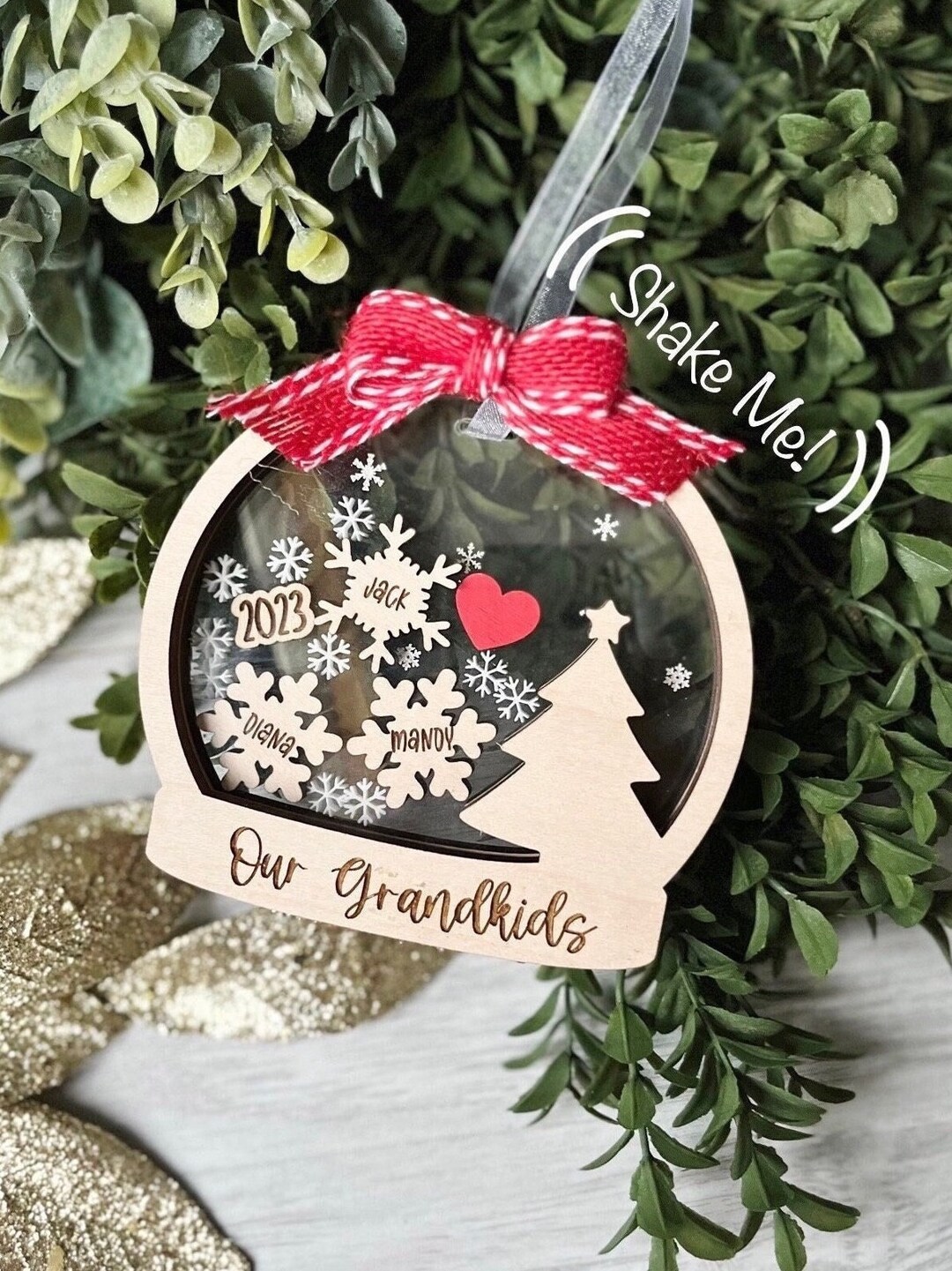 Family Shaker Ornament Family Christmas Ornament - Etsy Canada