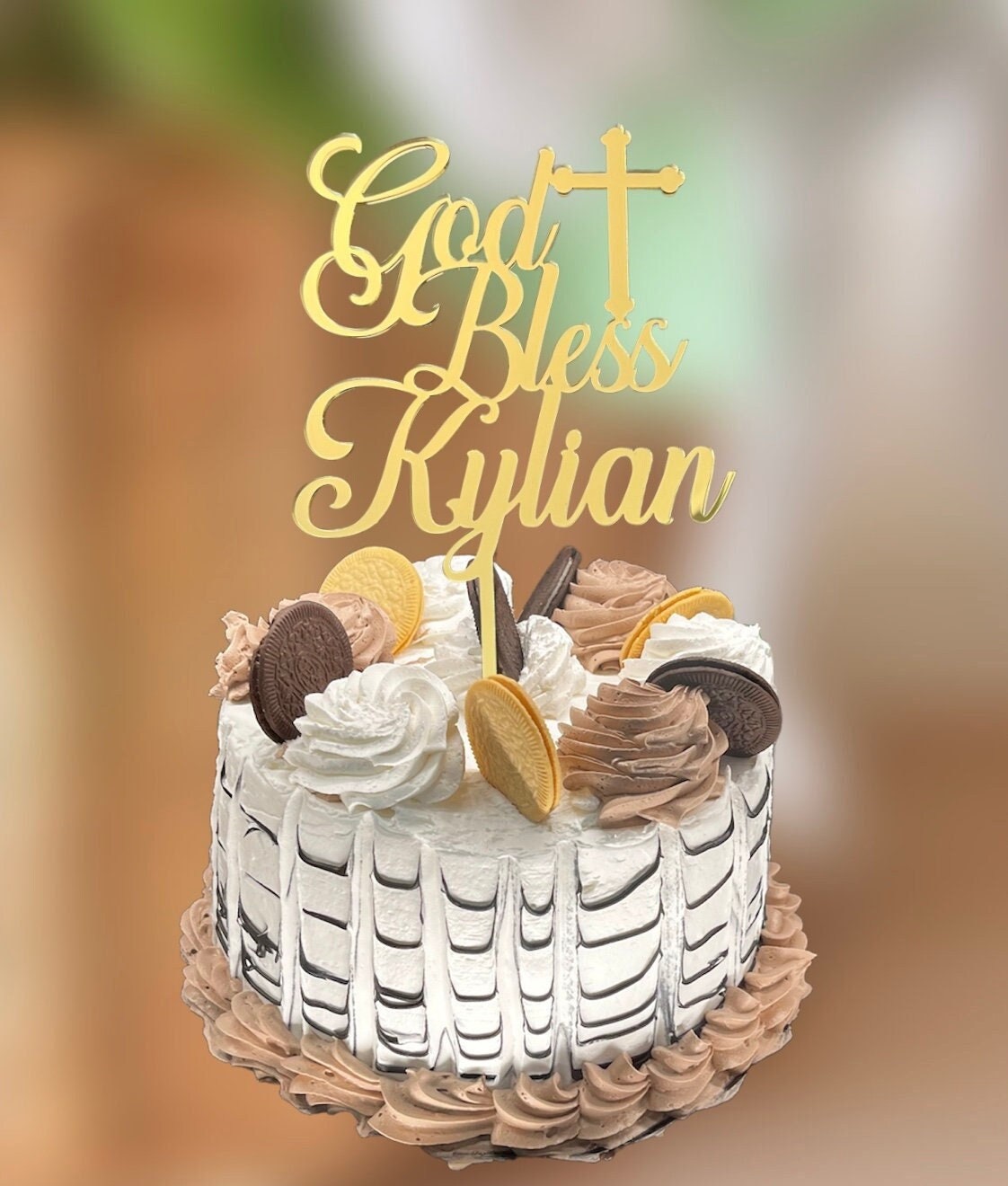 God Bless Cake Topper Custom Cake Topper Religious Cake - Etsy Canada