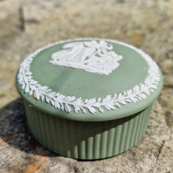 Green Trinket Box - Etsy