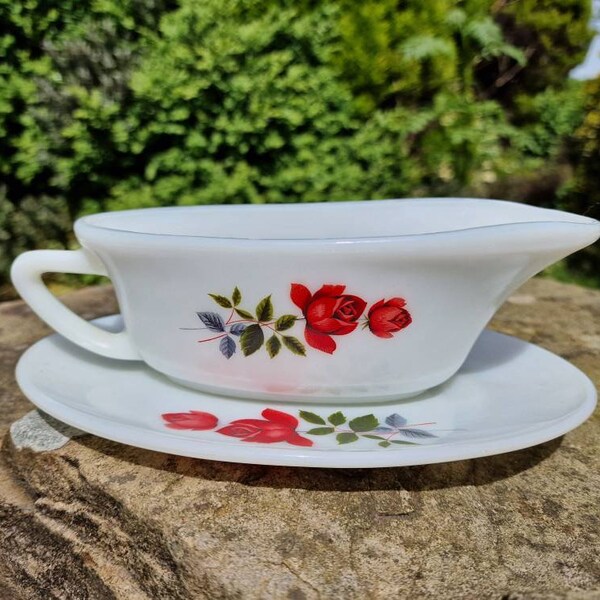 Rose Pyrex - Etsy
