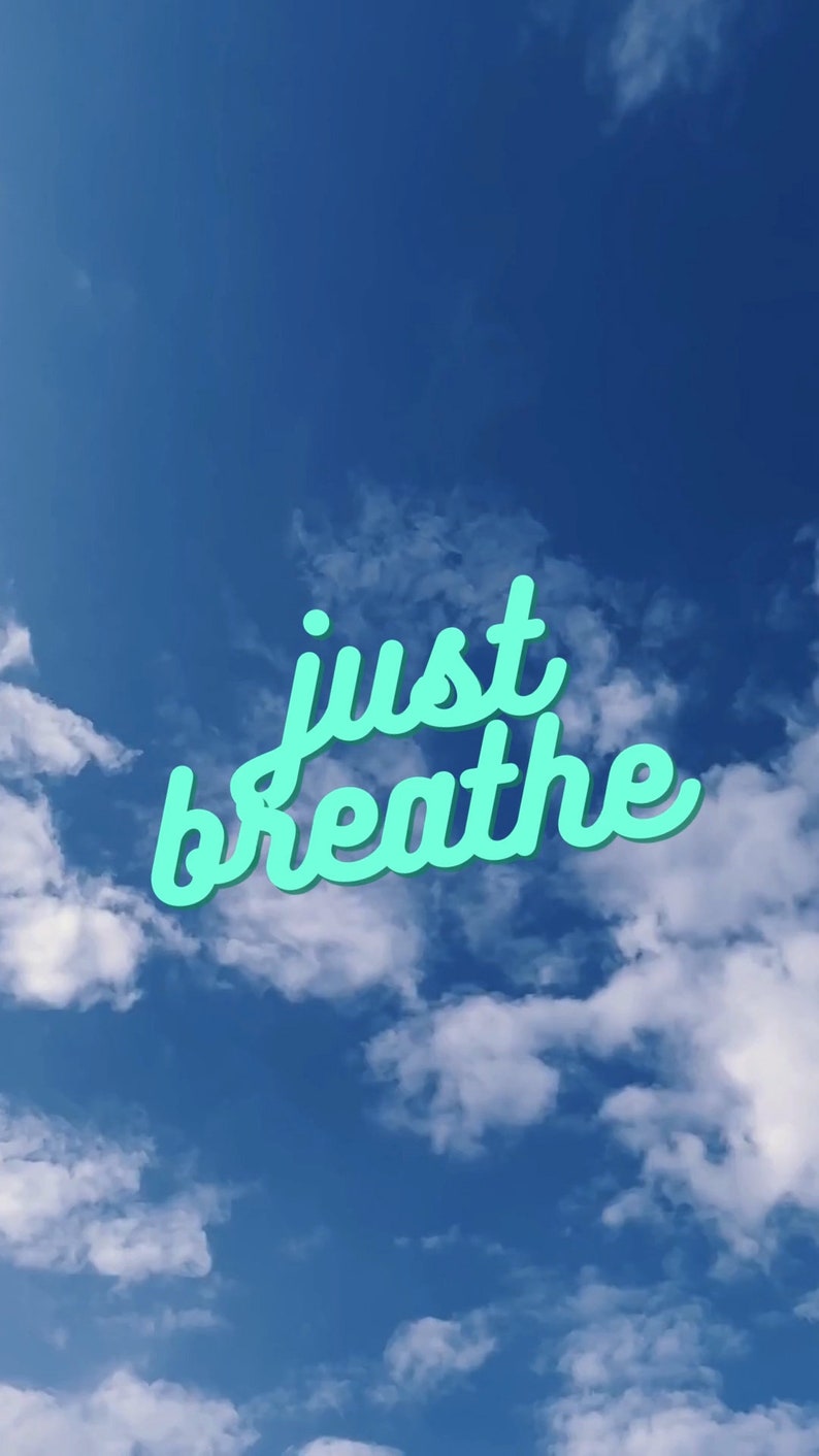 Sky Motion Wallpaper Inspired by Positive Affirmation - Etsy