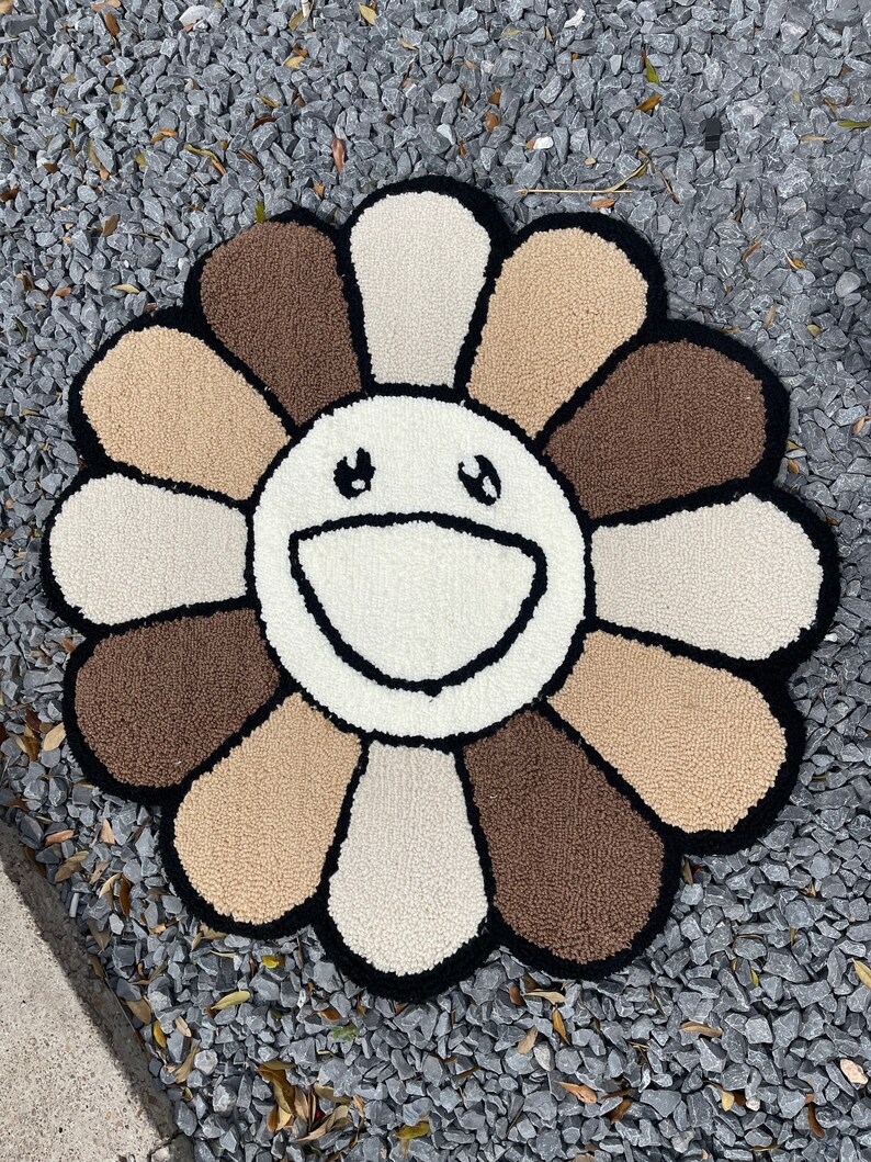 Murakami Flower Rug - Etsy