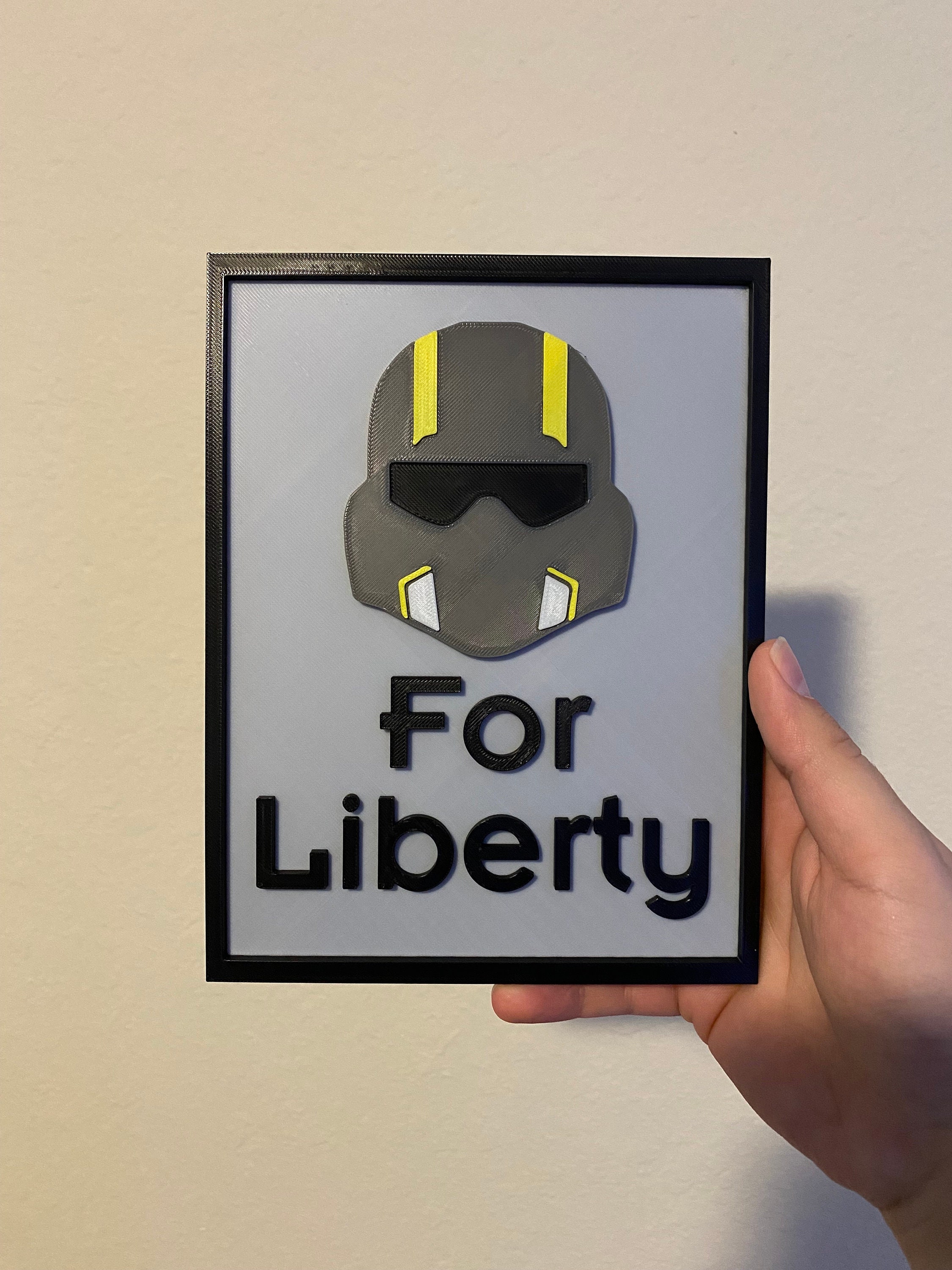 Helldivers 2 Game for Liberty Plaque / Sign - Etsy