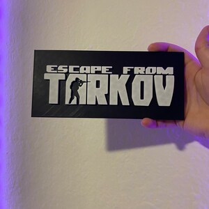 Escape From Tarkov Logo Sign - Etsy