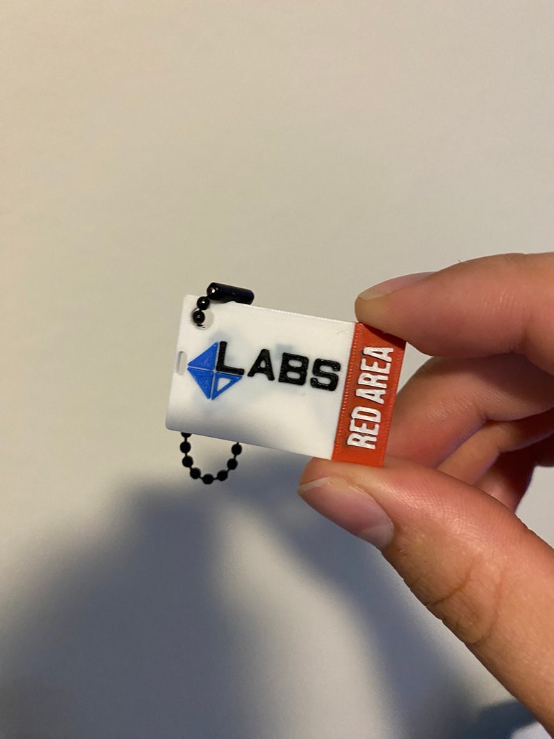 Escape From Tarkov Red Keycard Custom Keychain 3D Print - Etsy