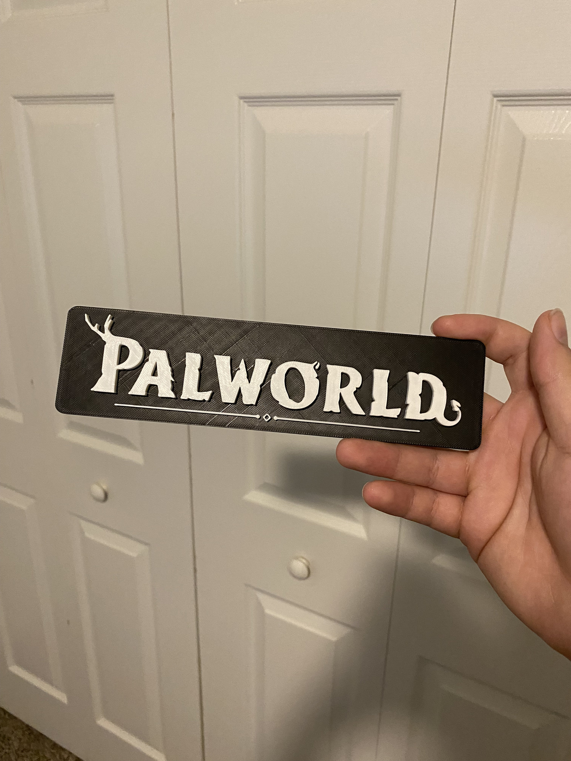 Palworld Logo Plaque 3D Print - Etsy