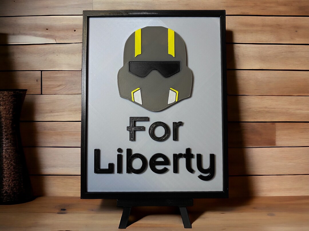Helldivers 2 Game for Liberty Plaque / Sign - Etsy