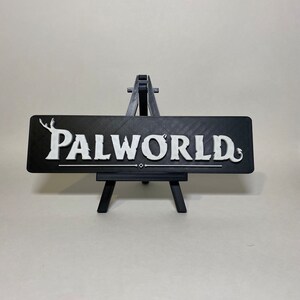 Palworld Logo Plaque 3D Print - Etsy