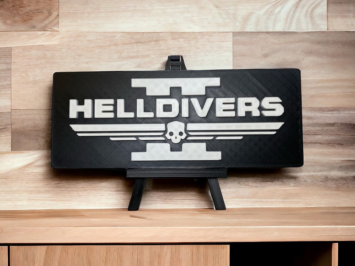 Helldivers 2 Game Logo Plaque / Sign - Etsy