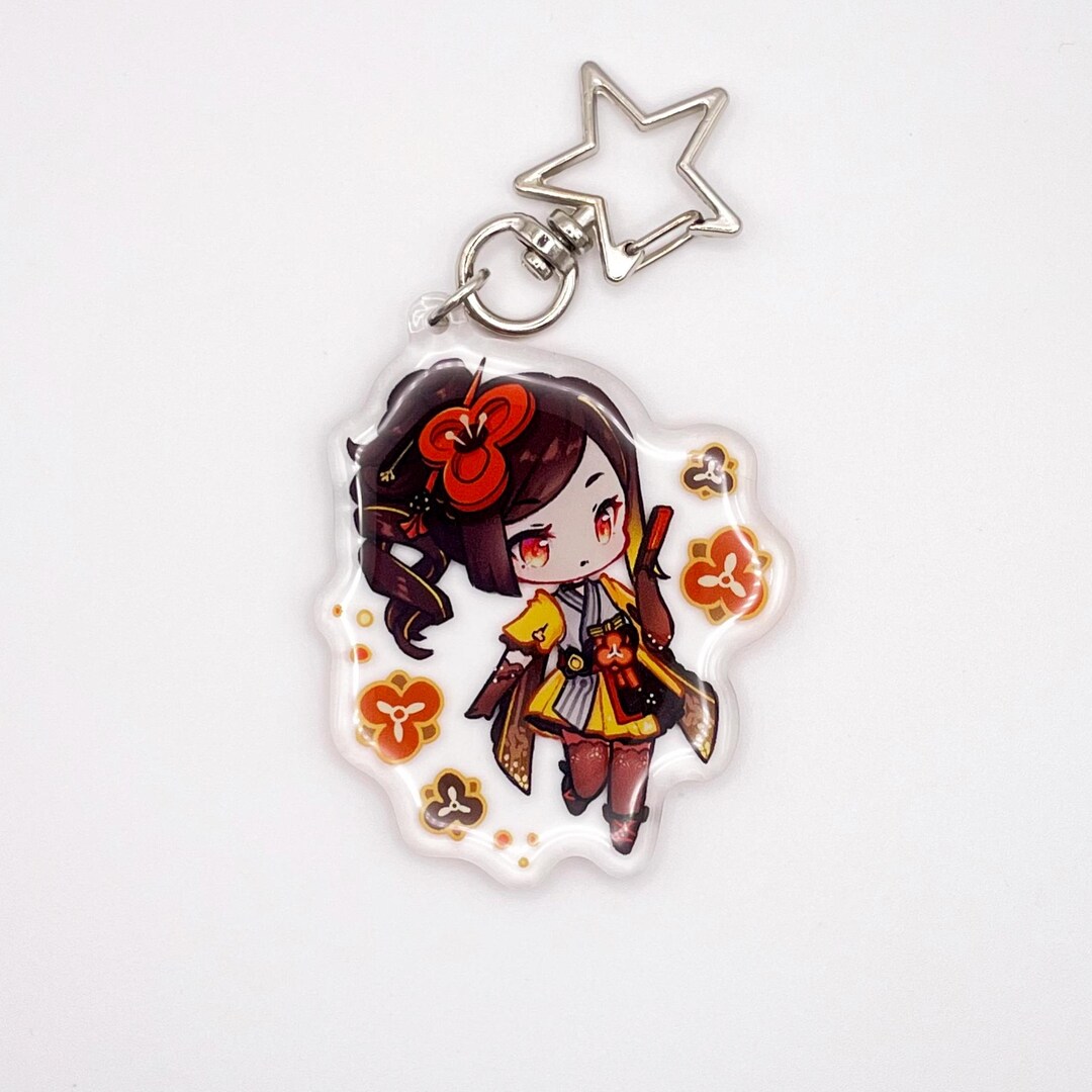 Genshin Impact Chiori Double-sided Acrylic Keychain Gift - Etsy