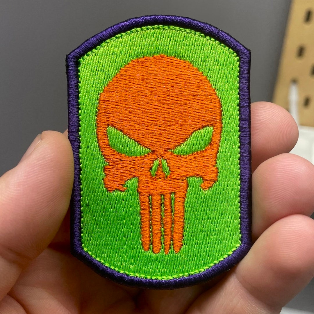 Punisher Skull Tactical Patch Joker Skull Morale Badge - Etsy
