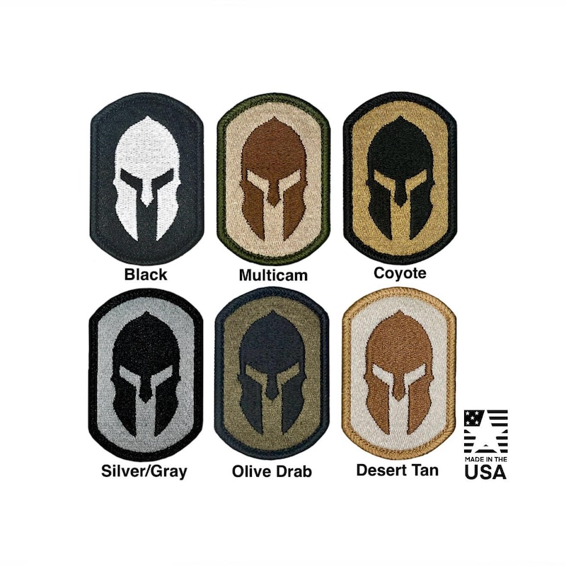 Tactical Spartan Patch - Etsy