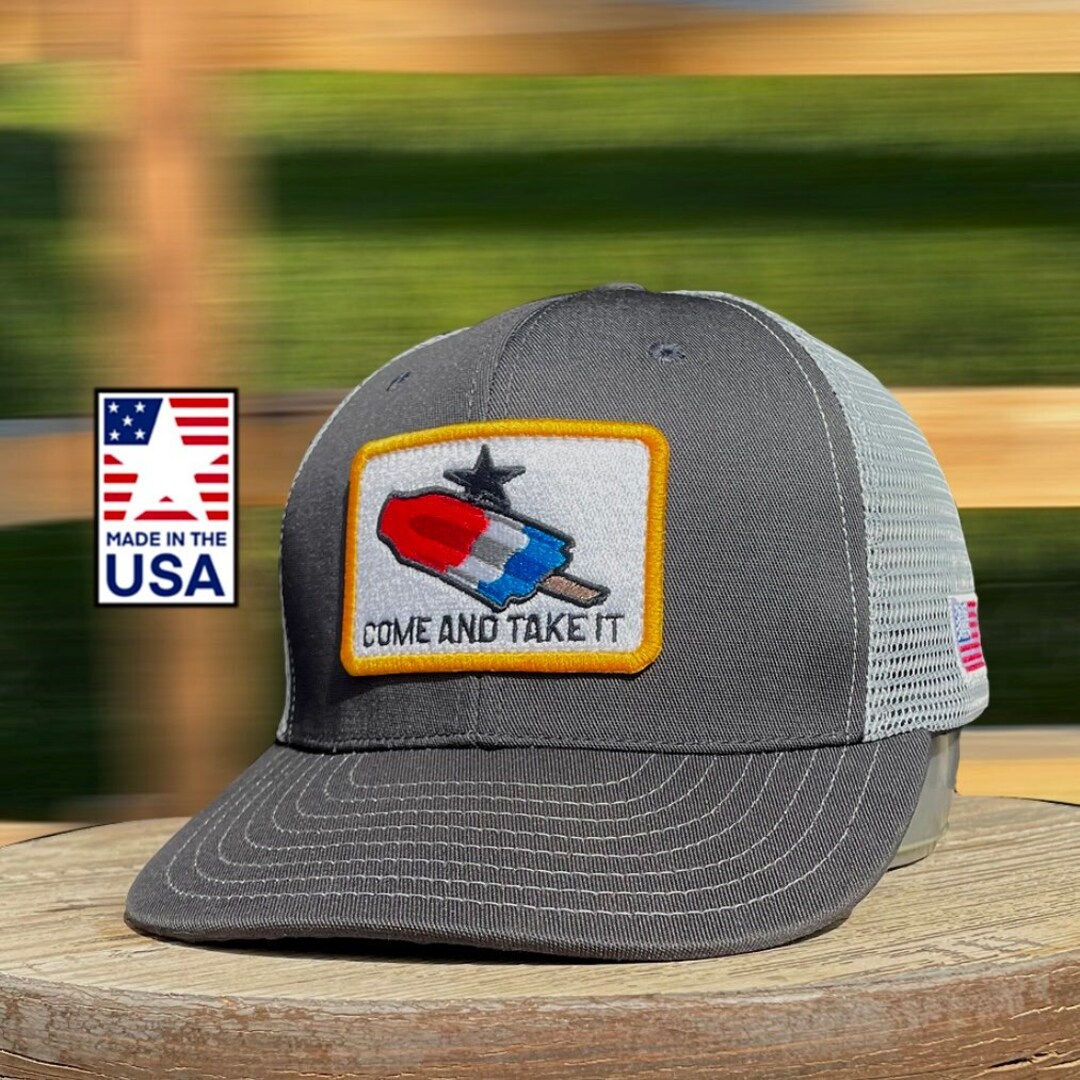Rocket Pop Come and Take It Custom Ball Cap - Mesh Back Snapback - Made ...