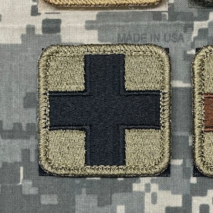 Medic Patch Military First Aid EMT EMS Responder Red Cross Made in the ...