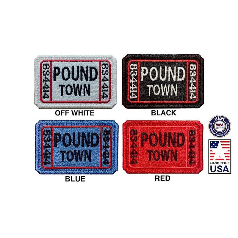 Ticket Morale Patches - Etsy