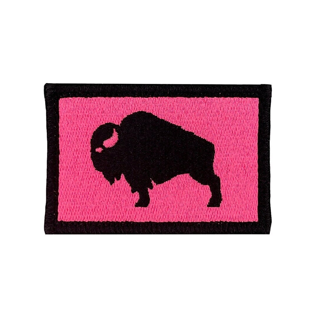 American Bison Tactical Patch Buffalo Custom Morale Patch Embroidered ...