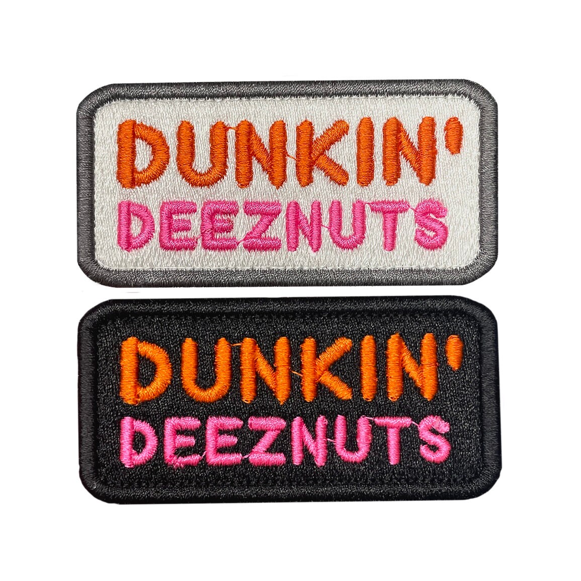 Dunkin Deeznuts Tactical Patch Funny Patch Deez Nuts - Etsy