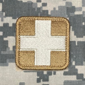 Medic Patch Military First Aid EMT EMS Responder Red Cross Made in the ...