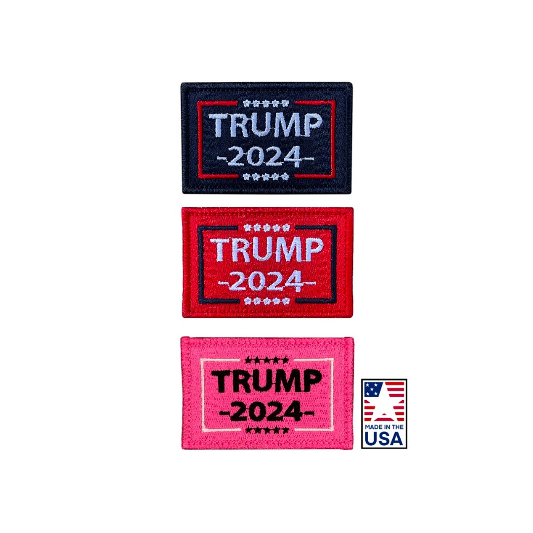 Donald Trump 2024 Morale Patch - 2X3 Hook and Loop Made in USA - Etsy
