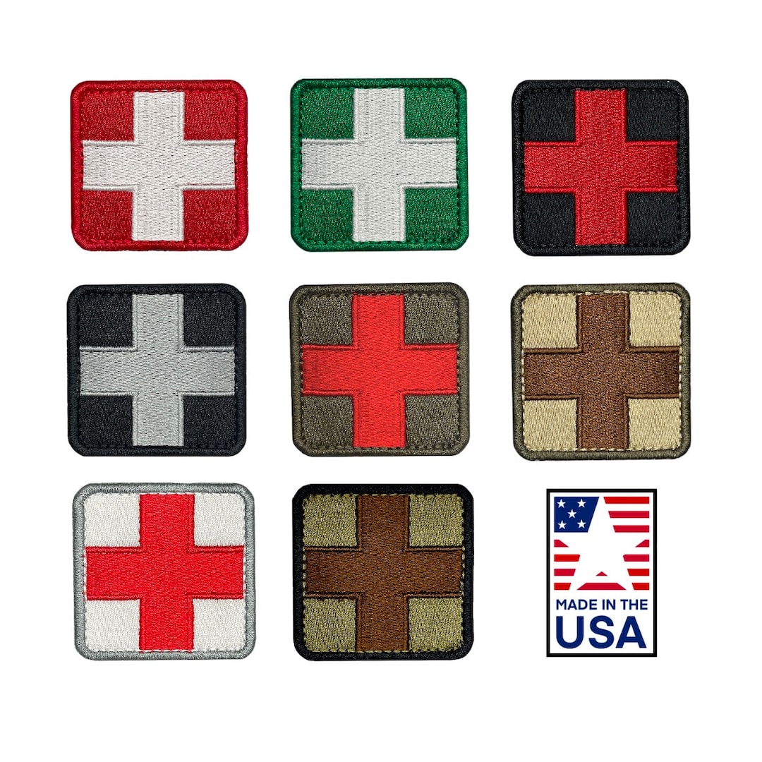 Medical Cross Patch First Aid Red Cross Tactical Patch - Etsy