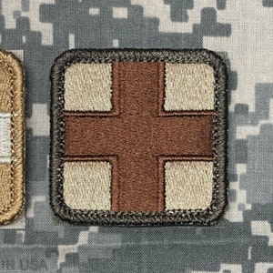 Medic Patch Military First Aid EMT EMS Responder Red Cross Made in the ...