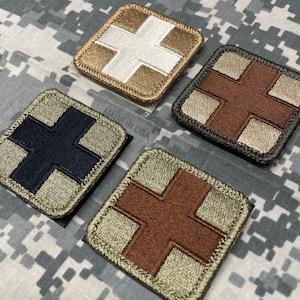Medic Patch Military First Aid EMT EMS Responder Red Cross Made in the ...