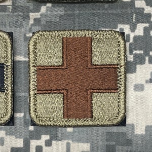 Medic Patch Military First Aid EMT EMS Responder Red Cross Made in the ...