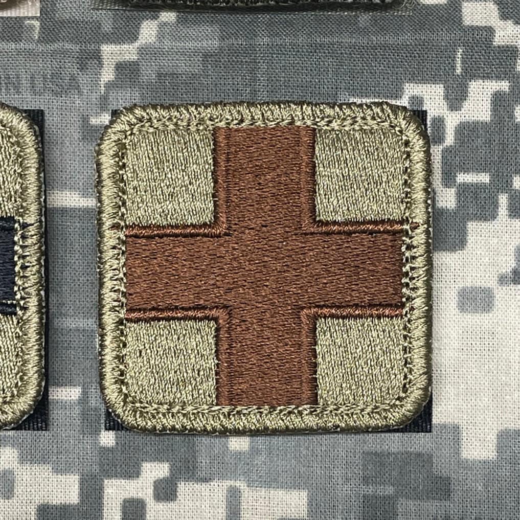 Medic Patch Military First Aid EMT EMS Responder Red Cross Made in the ...