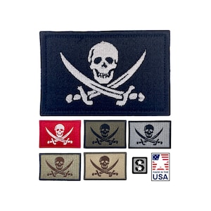 Calico Jack Tactical Patch Jolly Roger Morale Badge Made in the USA - Etsy
