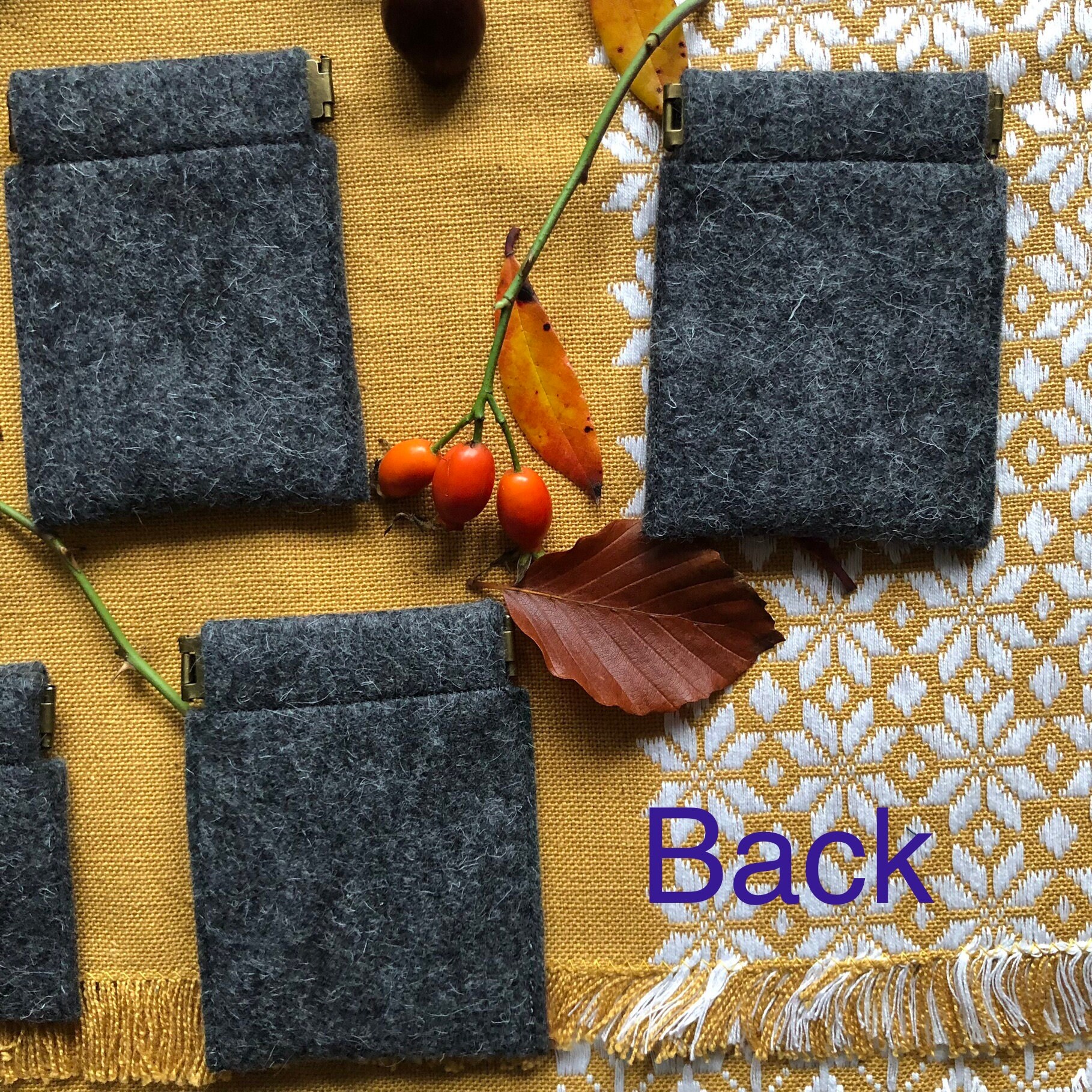 Felt Pouch | Coin Pouch | Hand-made Pouch | Felt Case | Eco Gift ...