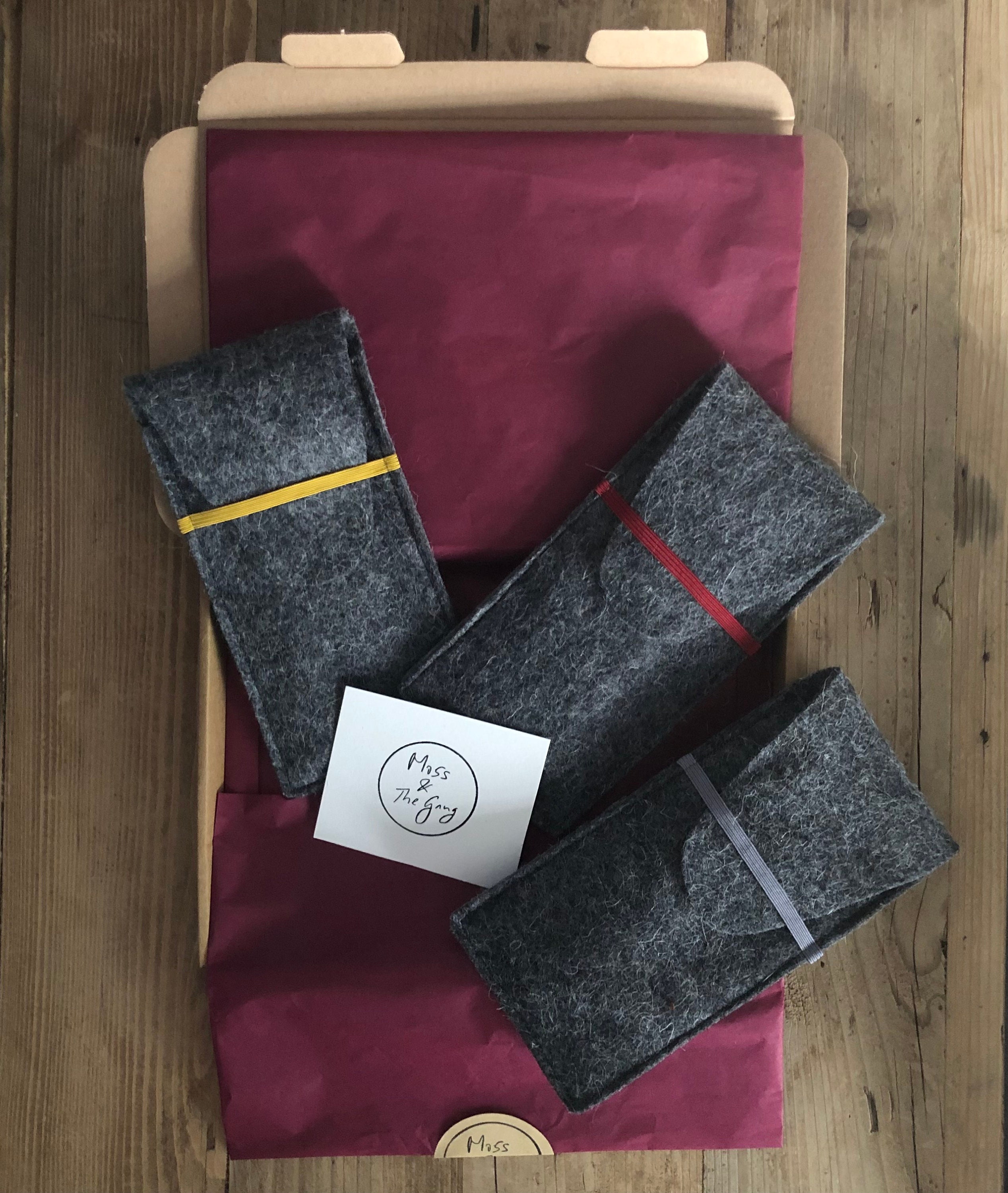 Felt Pen Case | Tool Case | Hand-made Pen Case | Pen Organiser | Tool ...